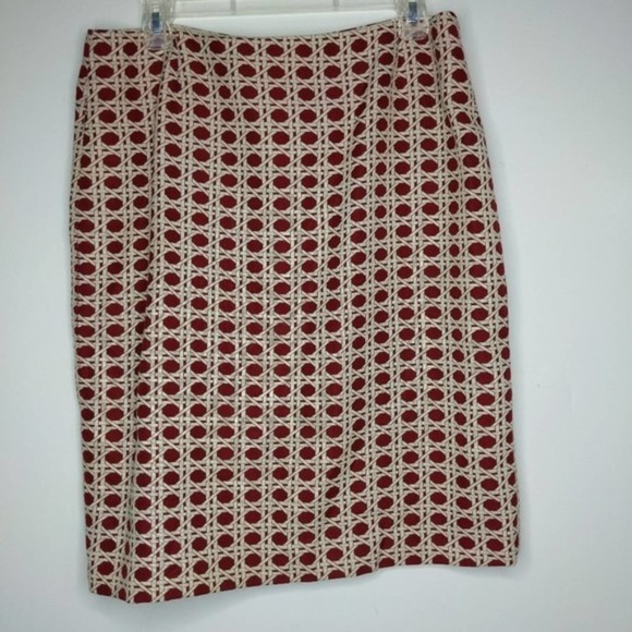 Isabella Demarco | Skirts | Isabella Demarco Red White Skirt Business D ...